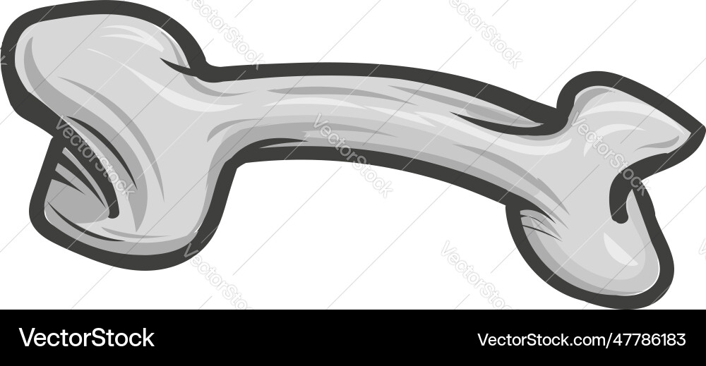 Bone cartoon Royalty Free Vector Image - VectorStock