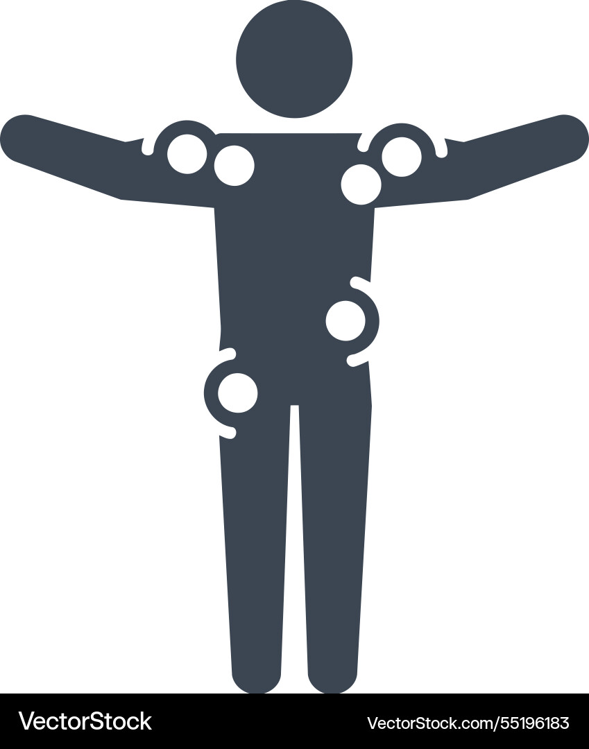 Joint movement icon Royalty Free Vector Image - VectorStock