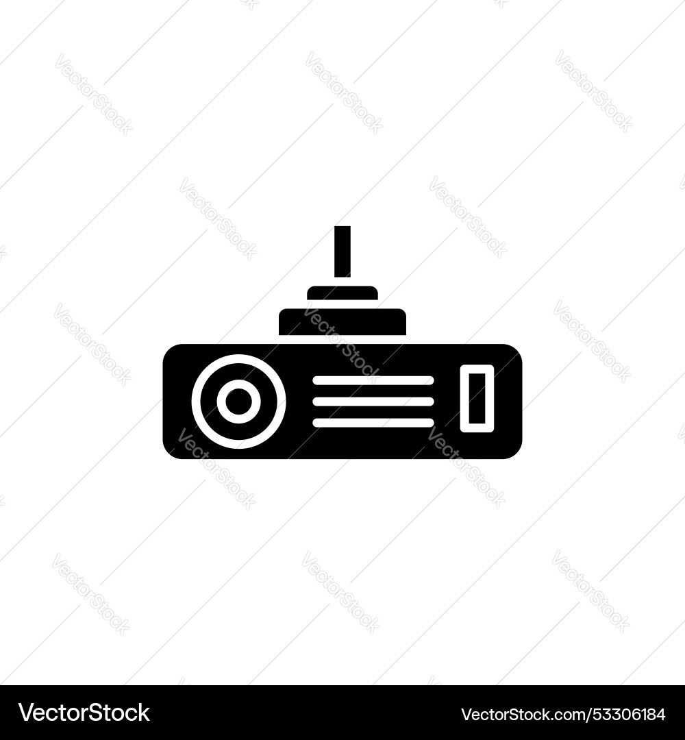 Projector icon set cinema screen Royalty Free Vector Image