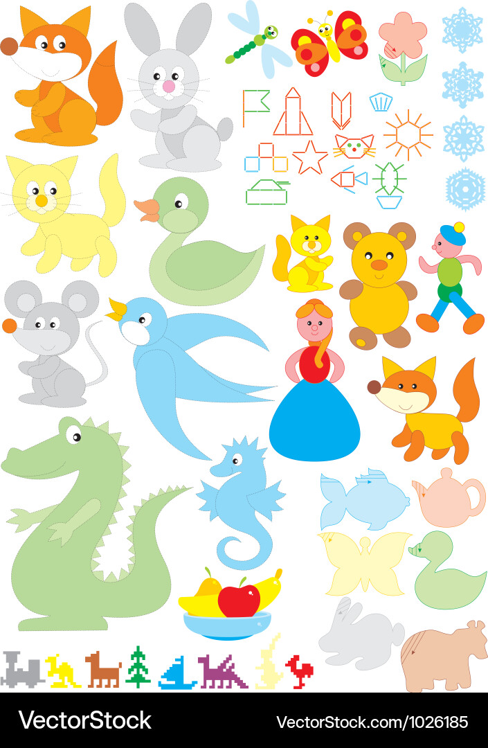Cute Animal Clip Art Royalty Free Vector Image
