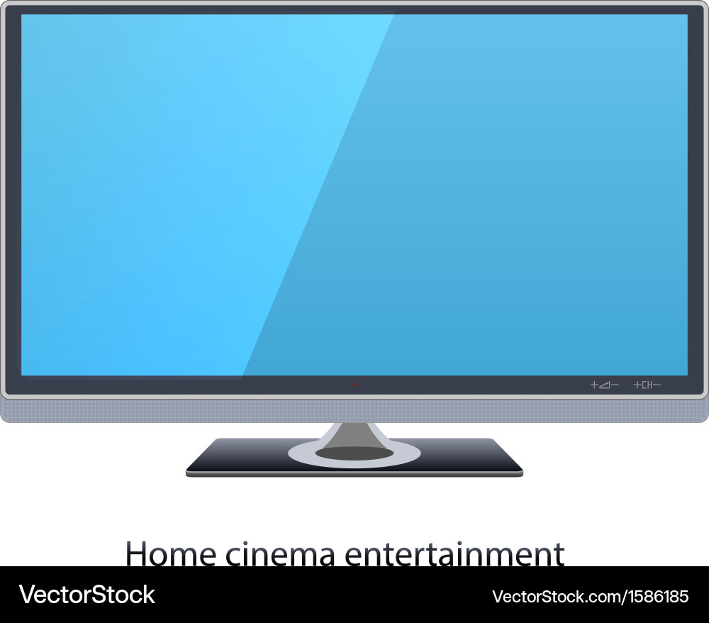 Led tv Royalty Free Vector Image - VectorStock