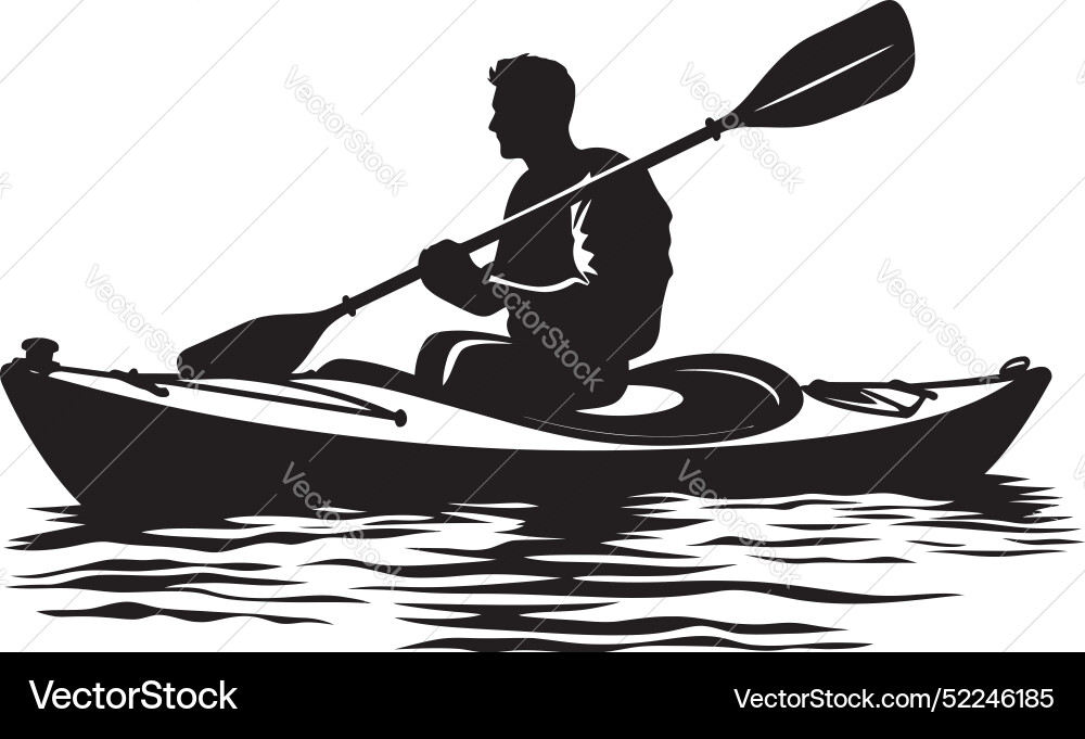 Whitewater wanderer logo design Royalty Free Vector Image