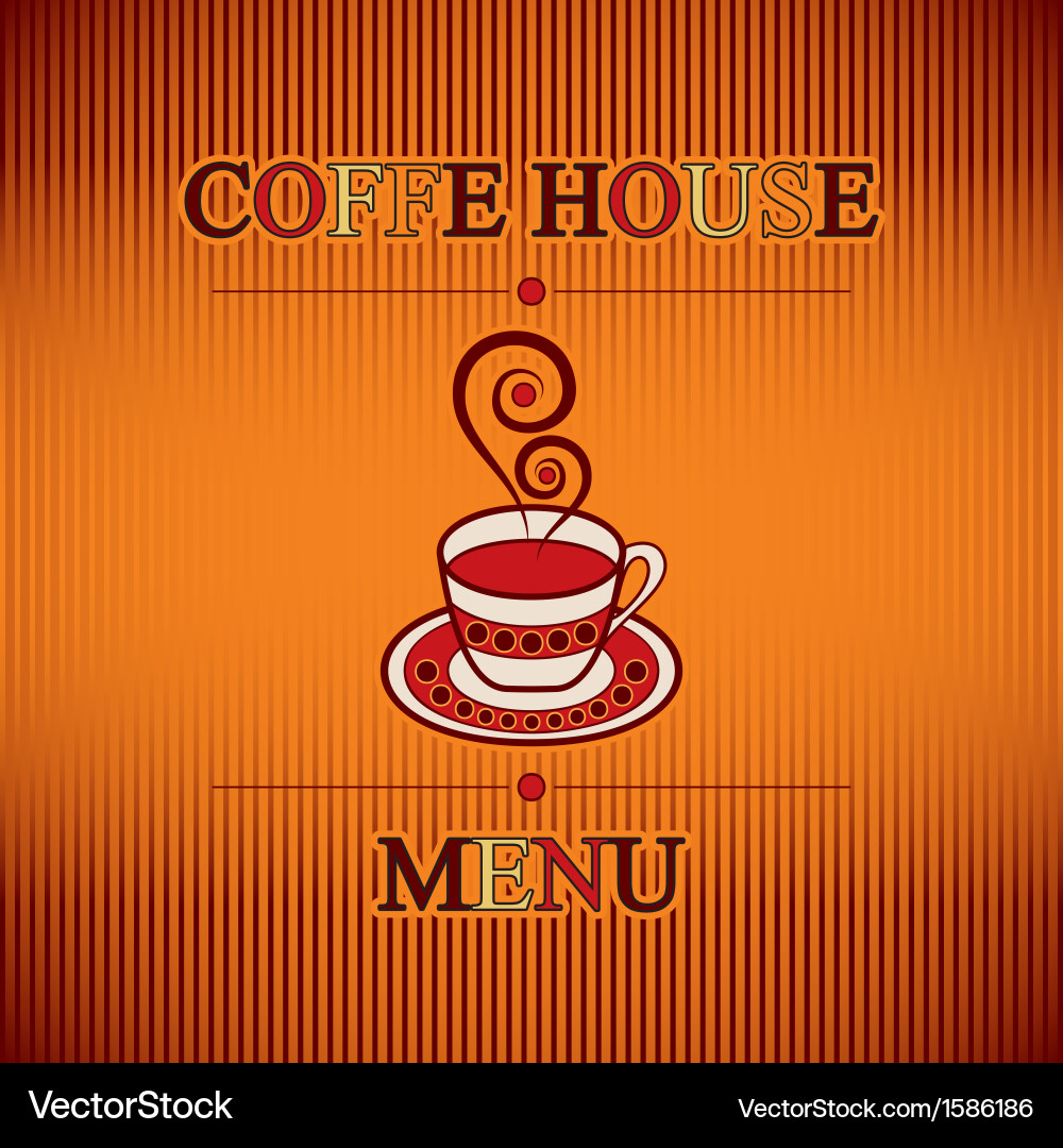 Coffee menu Royalty Free Vector Image - VectorStock
