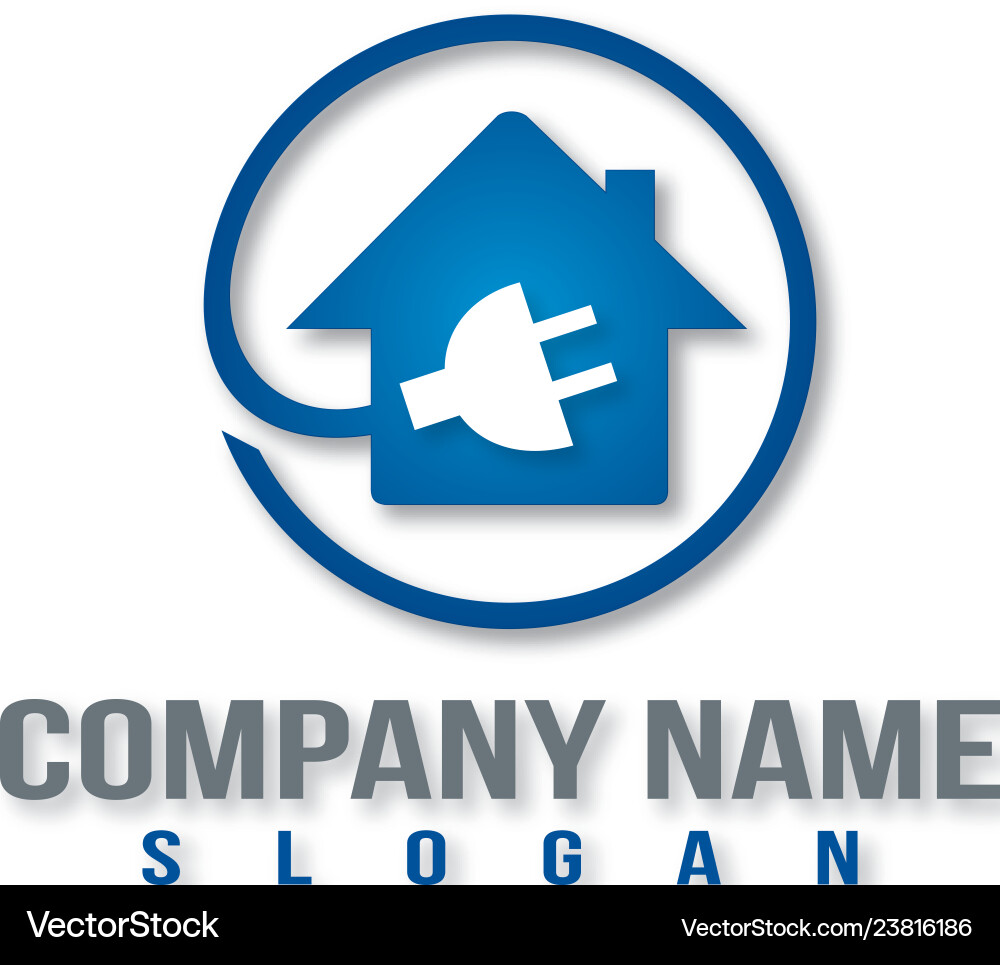 Electric logo Royalty Free Vector Image - VectorStock