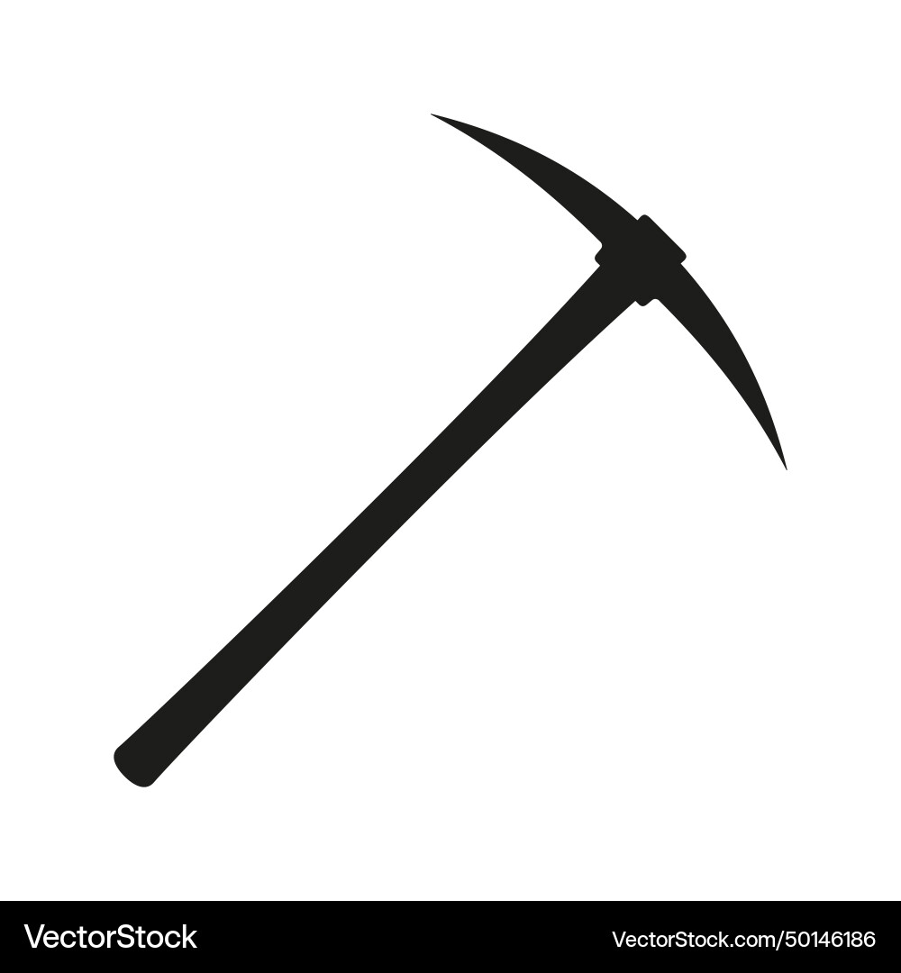 Pickaxe icon Royalty Free Vector Image - VectorStock