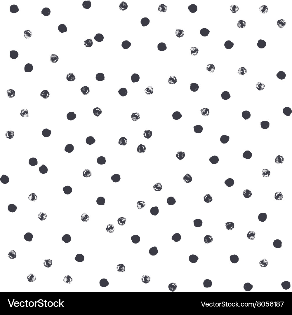 Seamless polka dot pattern Royalty Free Vector Image