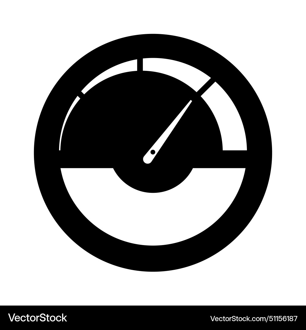Speed meter logo Royalty Free Vector Image - VectorStock