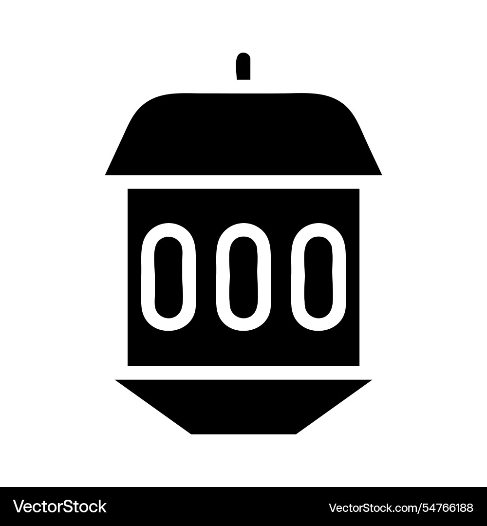 Ramadan lantern icon concept of islamic Royalty Free Vector