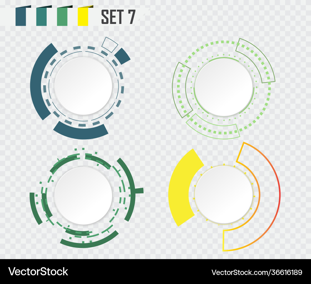 Abstract technology circle grey white Royalty Free Vector