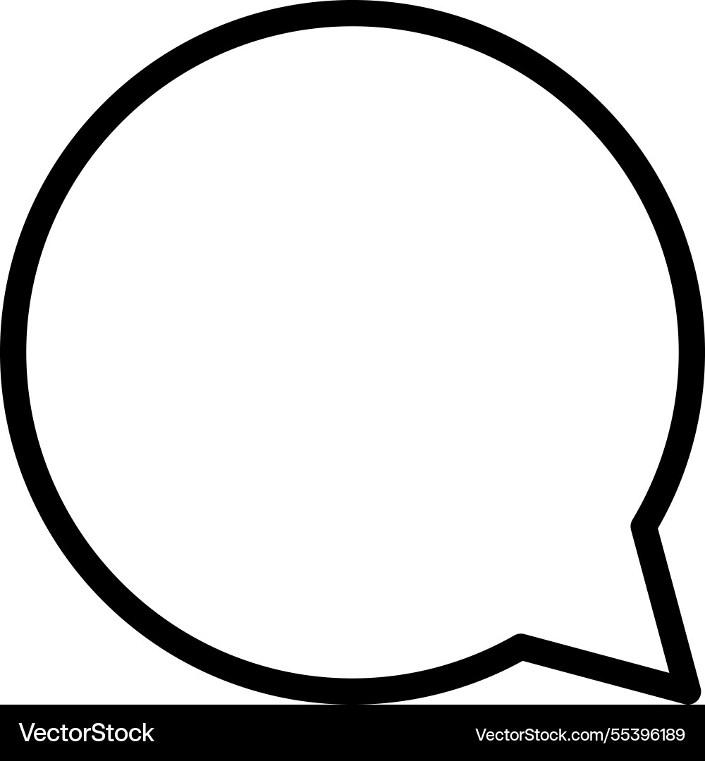 Comment symbol Royalty Free Vector Image - VectorStock