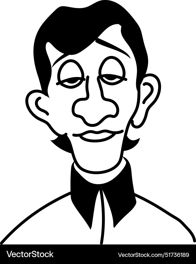 Hideous man Royalty Free Vector Image - VectorStock