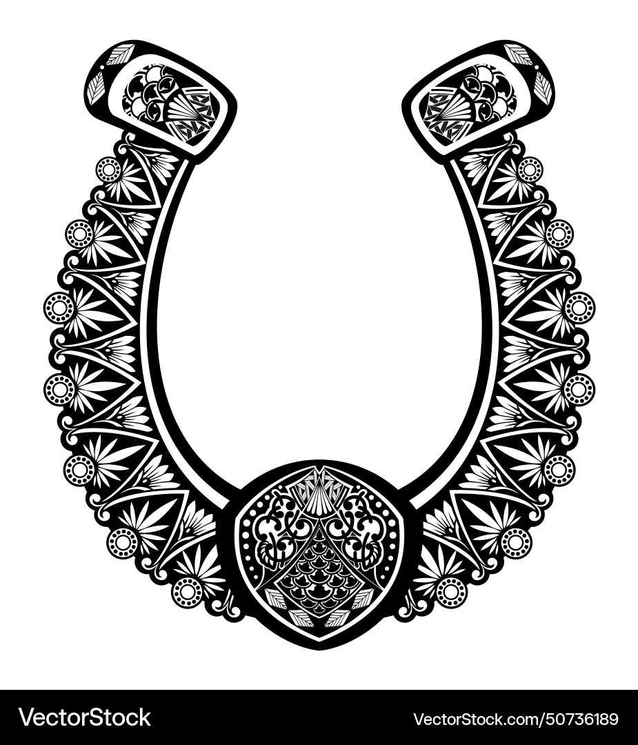 Horseshoe Royalty Free Vector Image - VectorStock