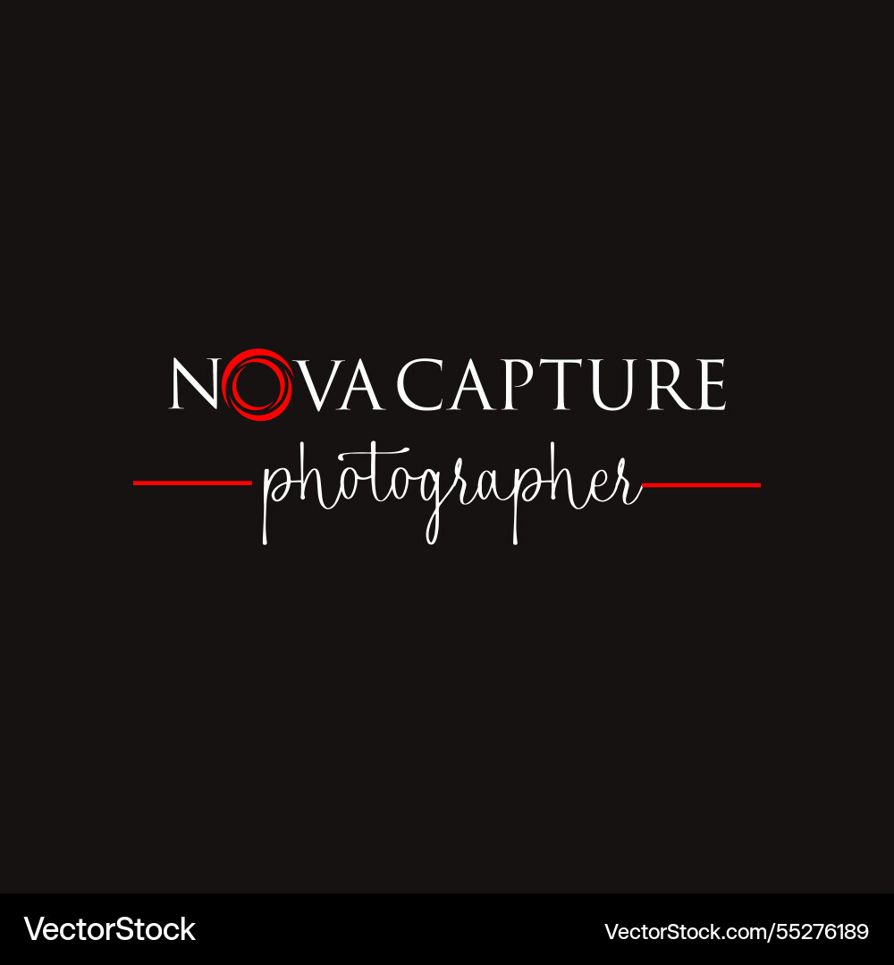 Vintage camera lettering Royalty Free Vector Image