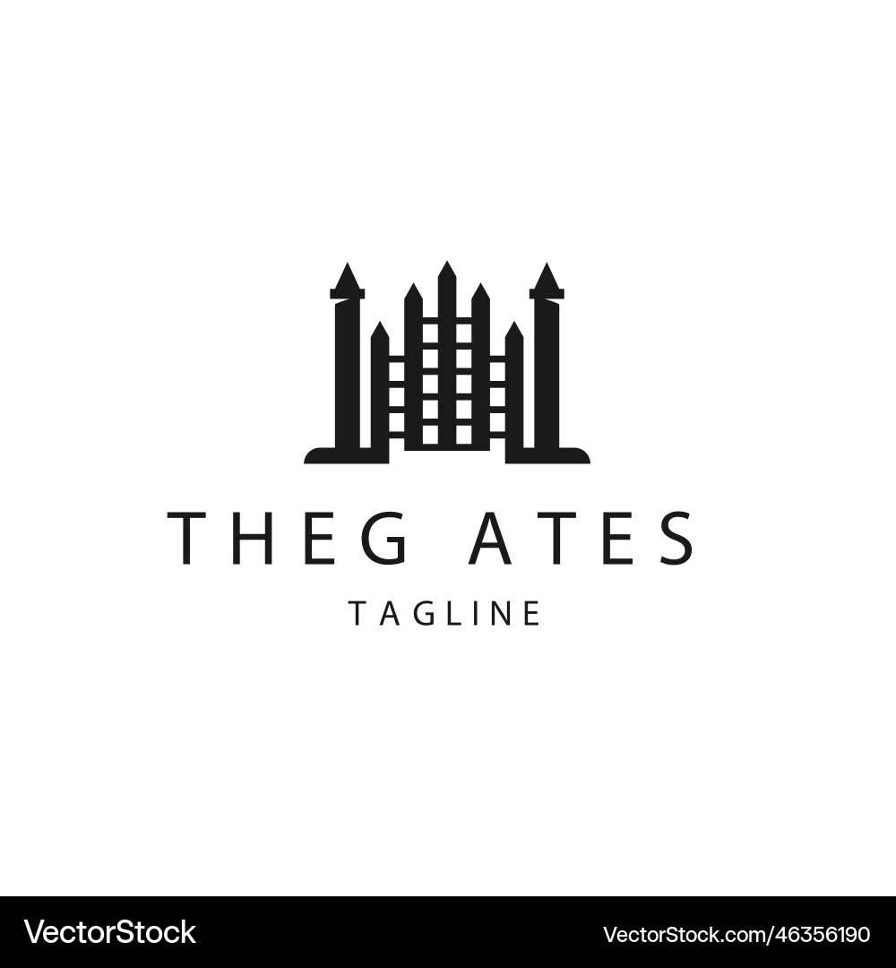 Gate logo Royalty Free Vector Image - VectorStock