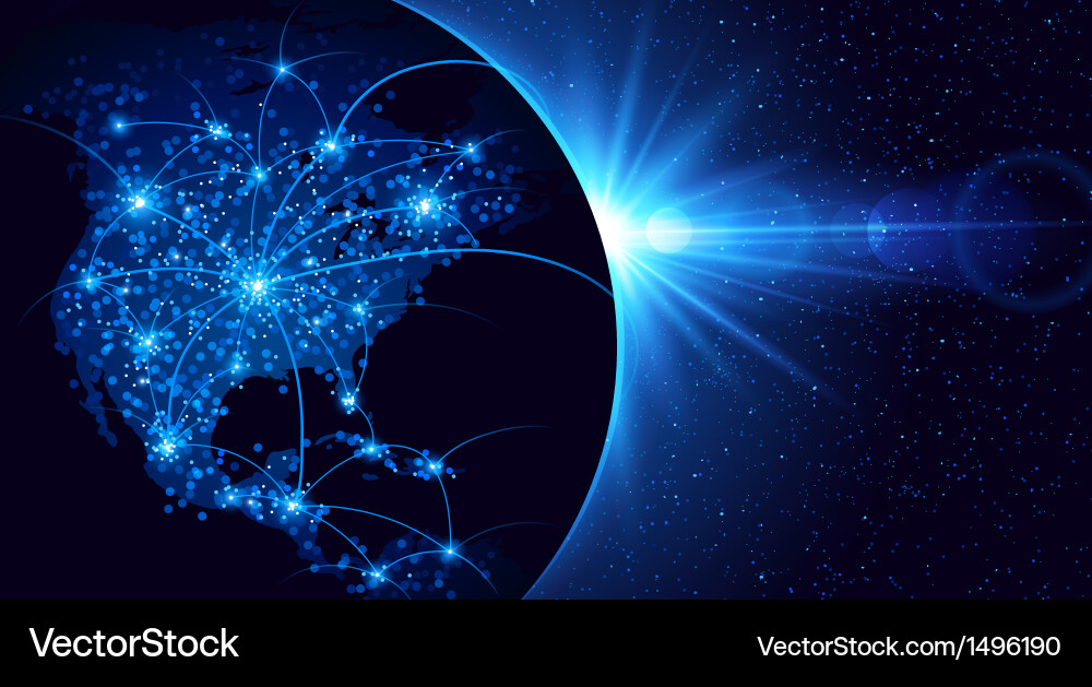 Global communication Royalty Free Vector Image