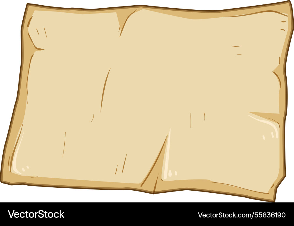 Oven parchment paper cartoon Royalty Free Vector Image