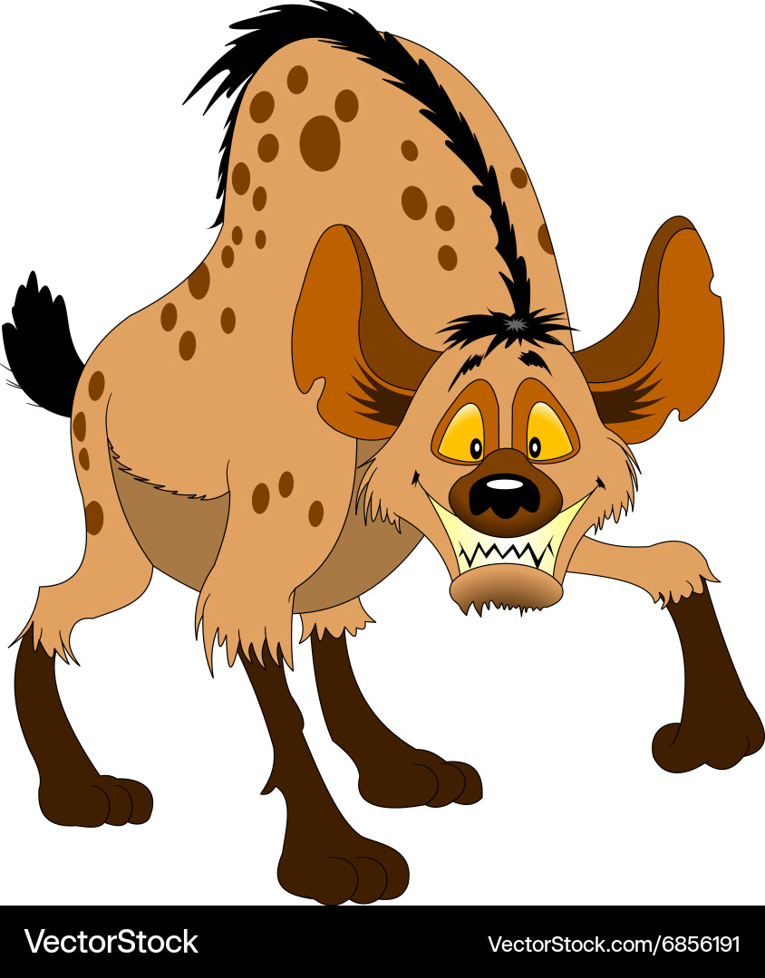 Hyena Royalty Free Vector Image - VectorStock