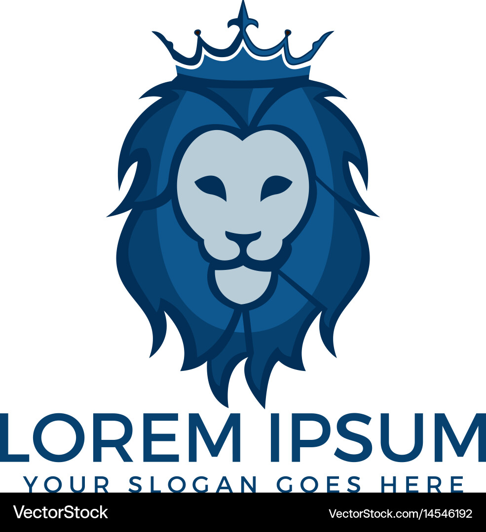 Logo des Löwen Lizenzfreies Vektorbild - VectorStock