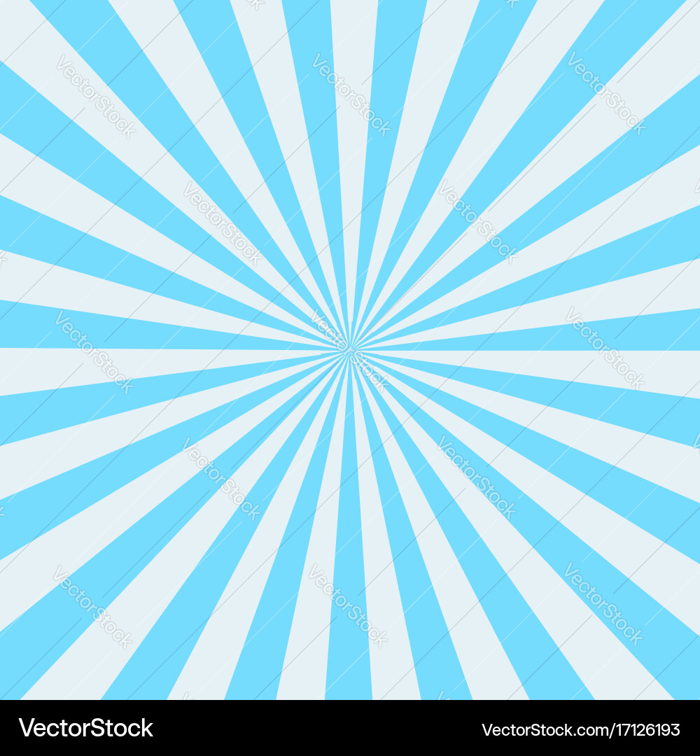 Retro sunburst ray in vintage style abstract Vector Image