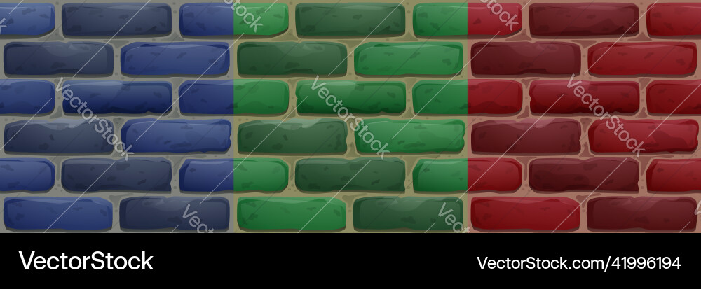 Brick Wall Texture - Game Interface Royalty Free Vector