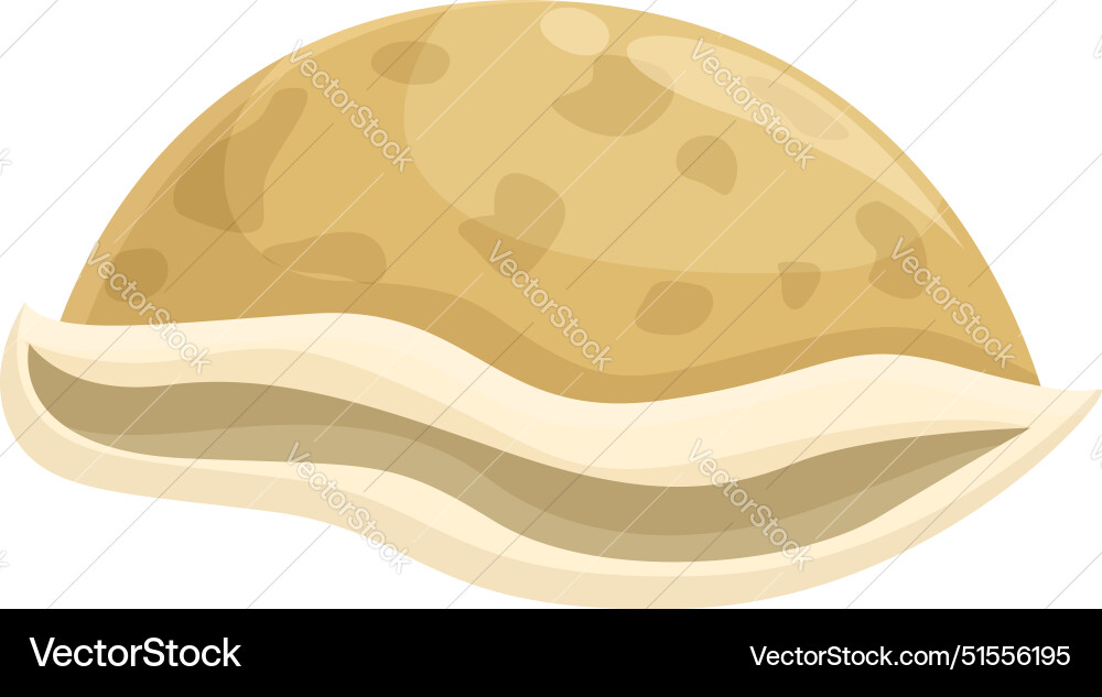 Half peeled peanut with shell showing its tasty Vector Image