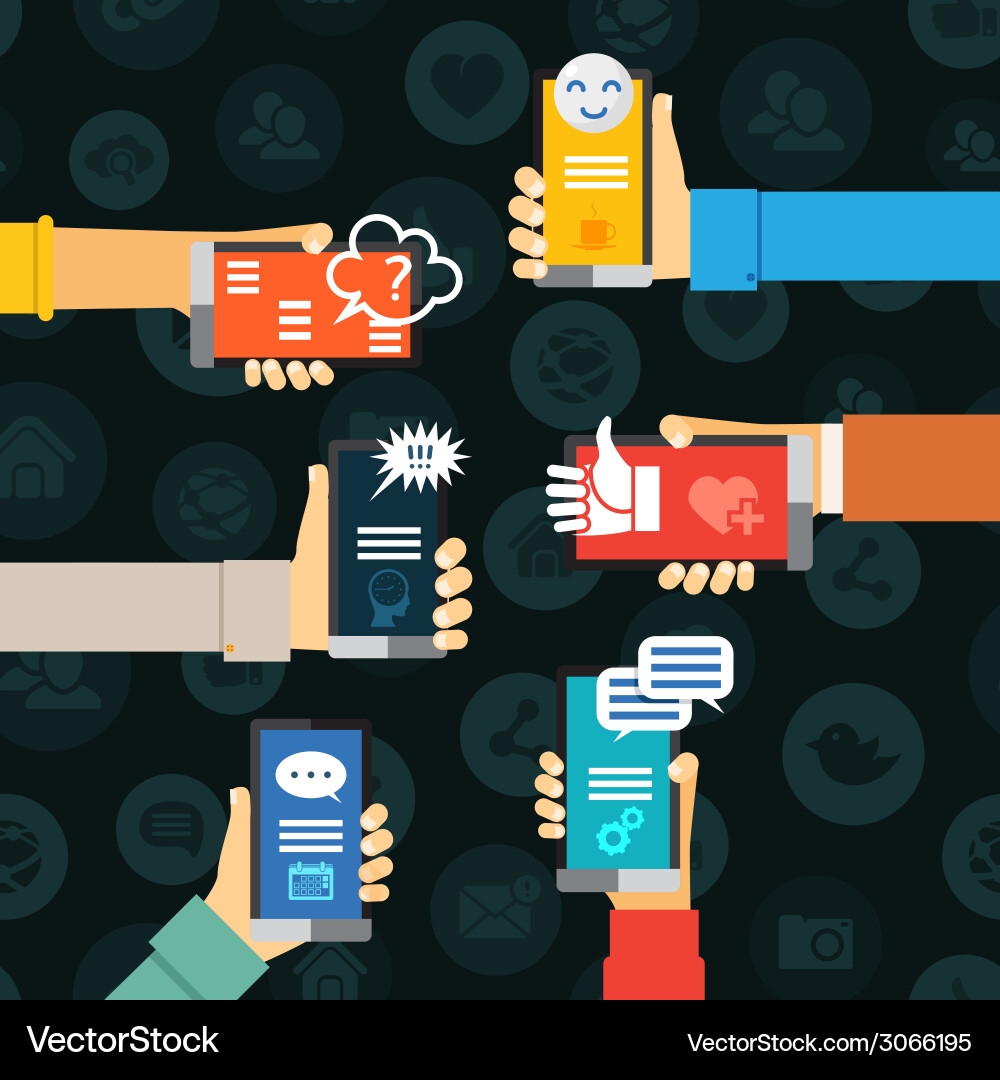 Instant messenger Royalty Free Vector Image - VectorStock