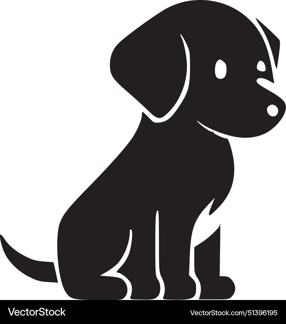 Pet - black and white isolated icon Royalty Free Vector