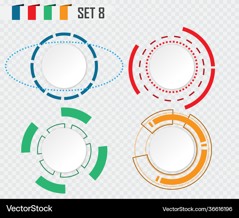 Abstract technology circle grey white Royalty Free Vector