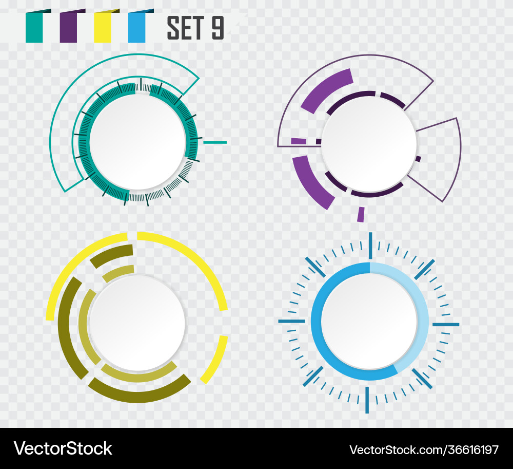 Abstract technology circle grey white Royalty Free Vector