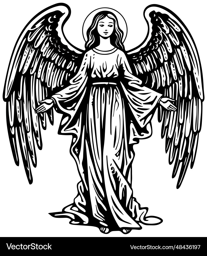 Guardian Angel Color Vector Images (over 120)