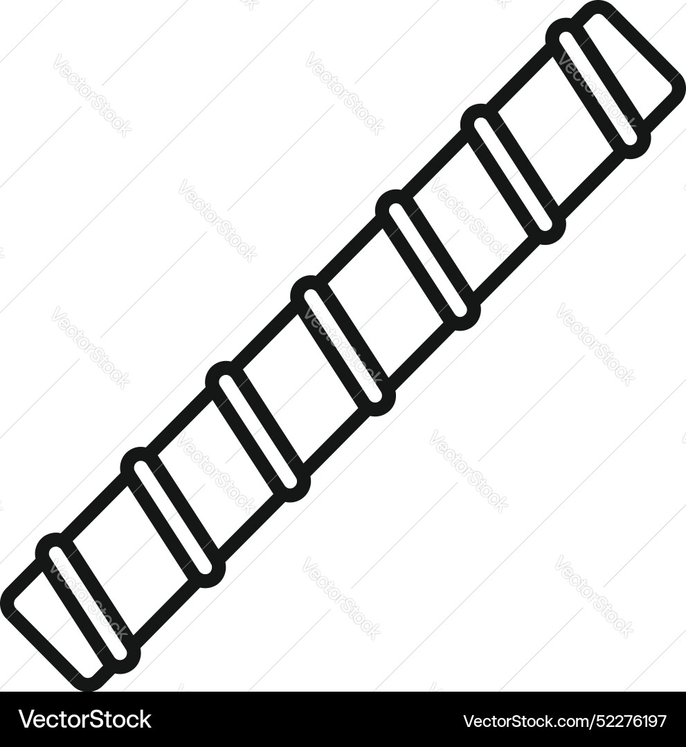 Bamboo stick icon representing asian culture Vector Image