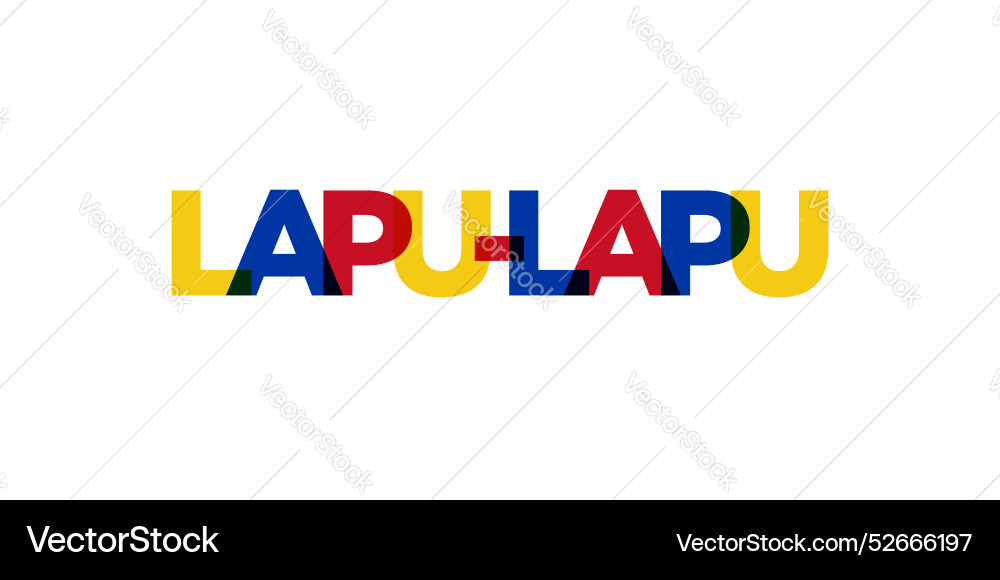 Lapu-lapu in the philippines emblem design Vector Image