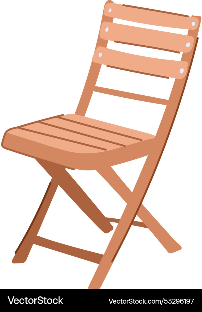 Poolside deck chair cartoon Royalty Free Vector Image