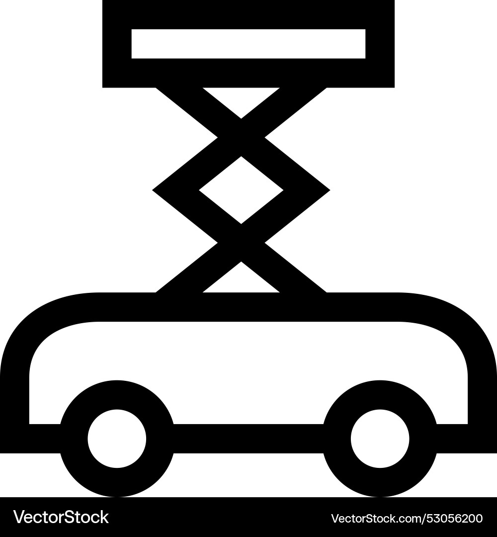 Car jack icon design Royalty Free Vector Image
