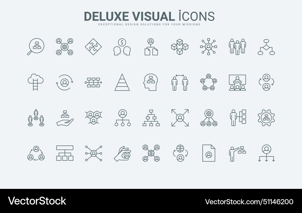 Structure and hierarchy of corporate company Vector Image