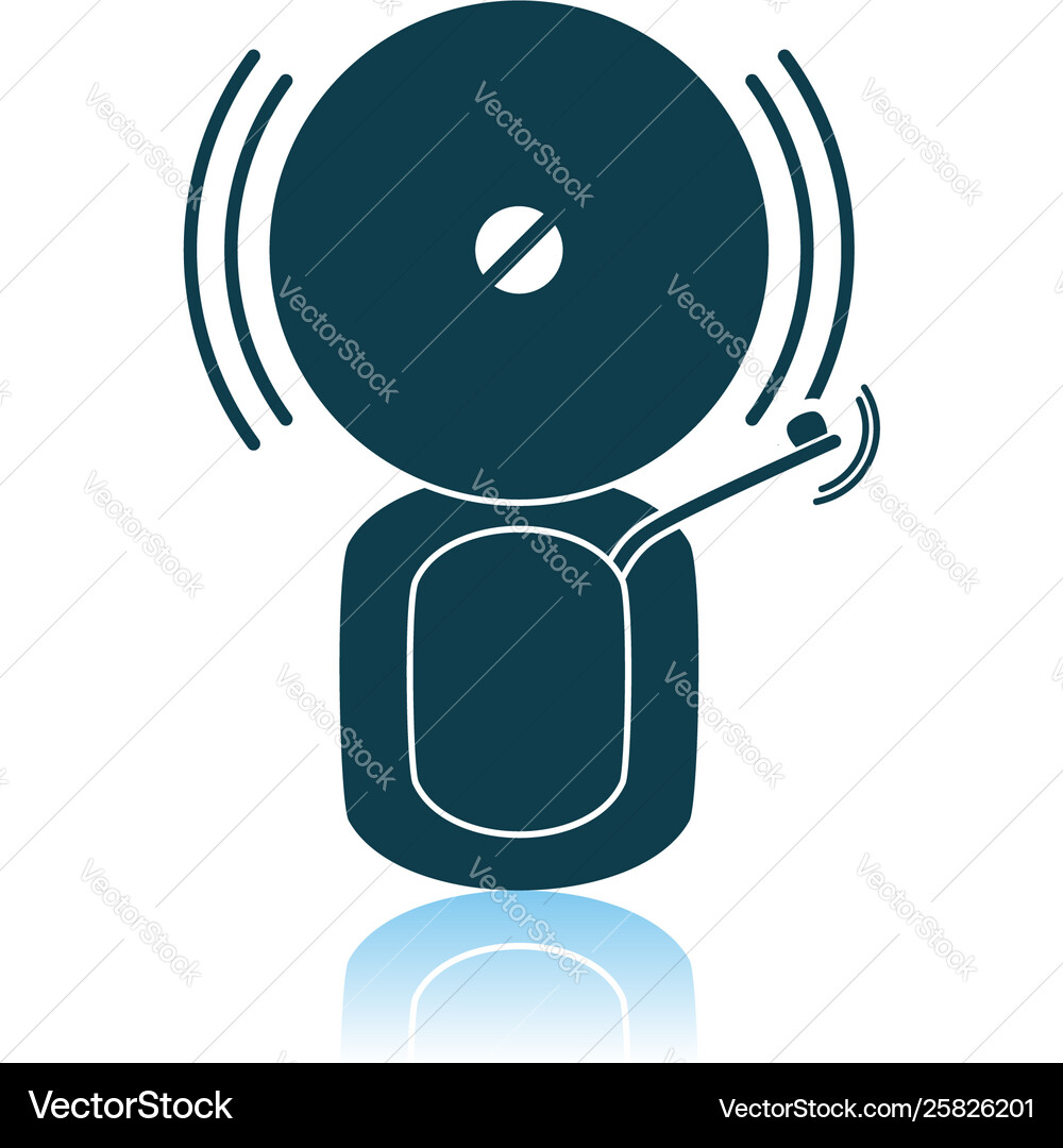 Fire alarm icon Royalty Free Vector Image - VectorStock