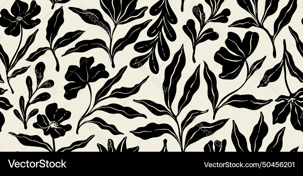 Leaves branch and hand drawn doodle scribble Vector Image