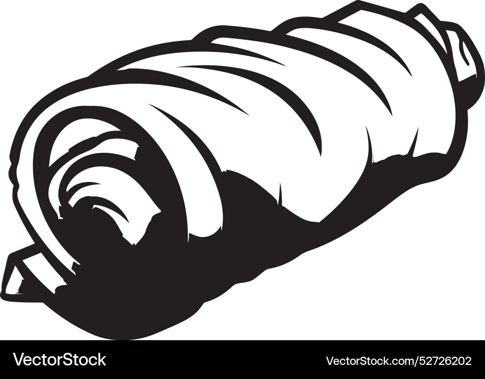 From traditional to trendy egg roll Royalty Free Vector