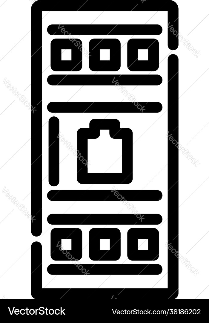 Server rack icon Royalty Free Vector Image - VectorStock