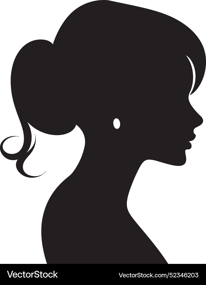 Dynamic profiles women empowerment blac Royalty Free Vector