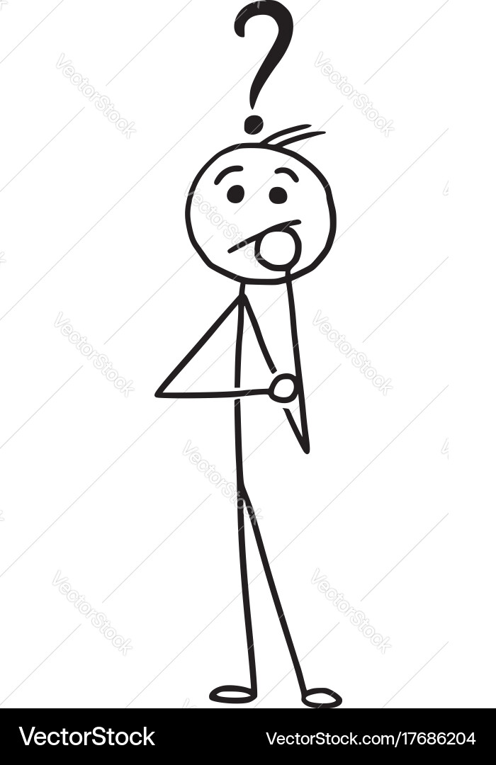 Stickman Thinking Vector Images (over 480)