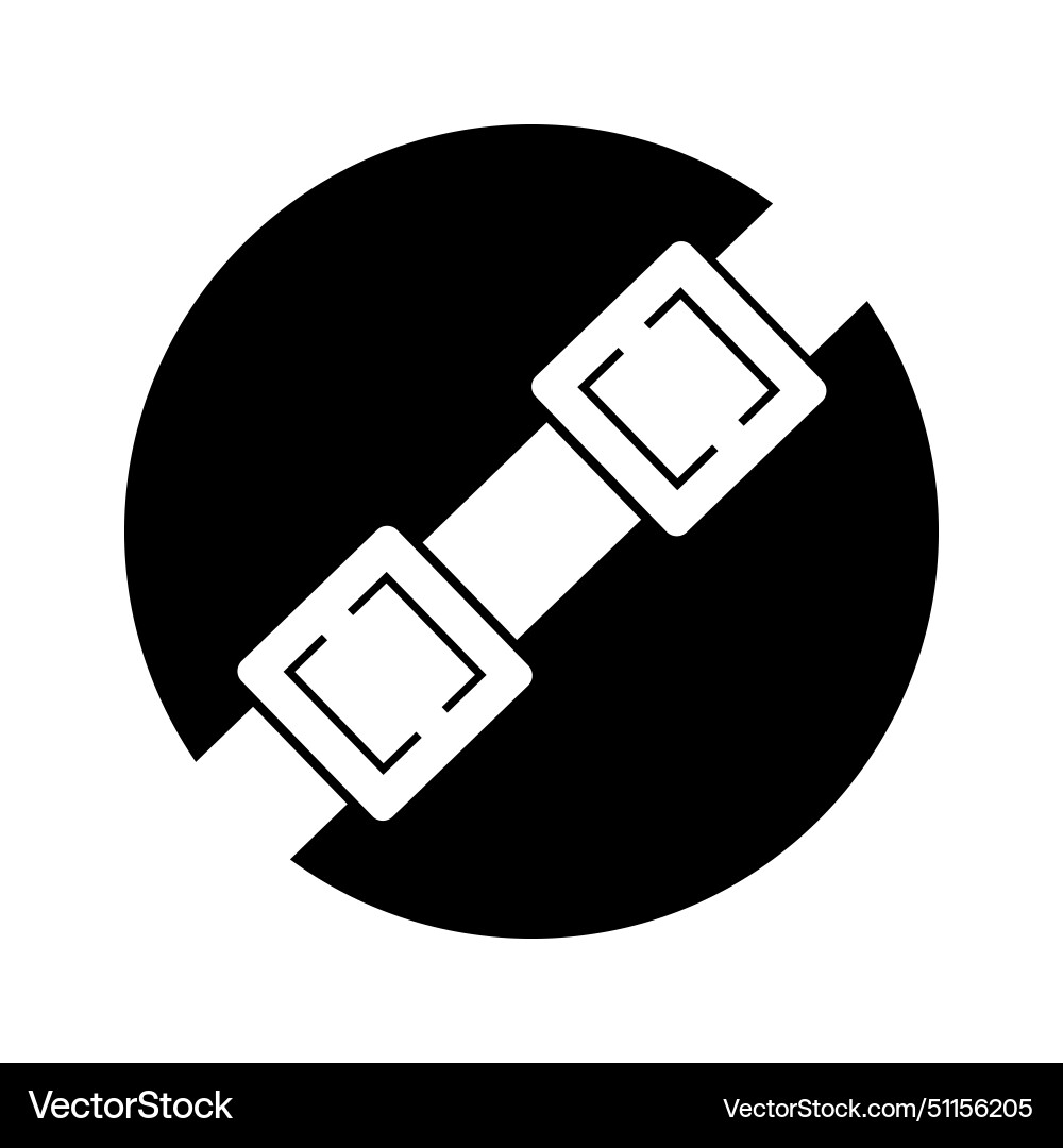 Seat Belt Logo Royalty Free Vector Image Vectorstock 