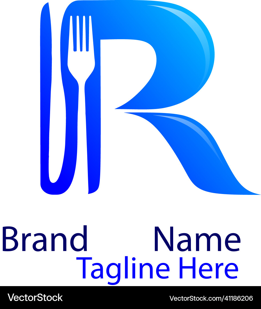 Designvorlage für das Logo des Lebensmittels Vektorbild