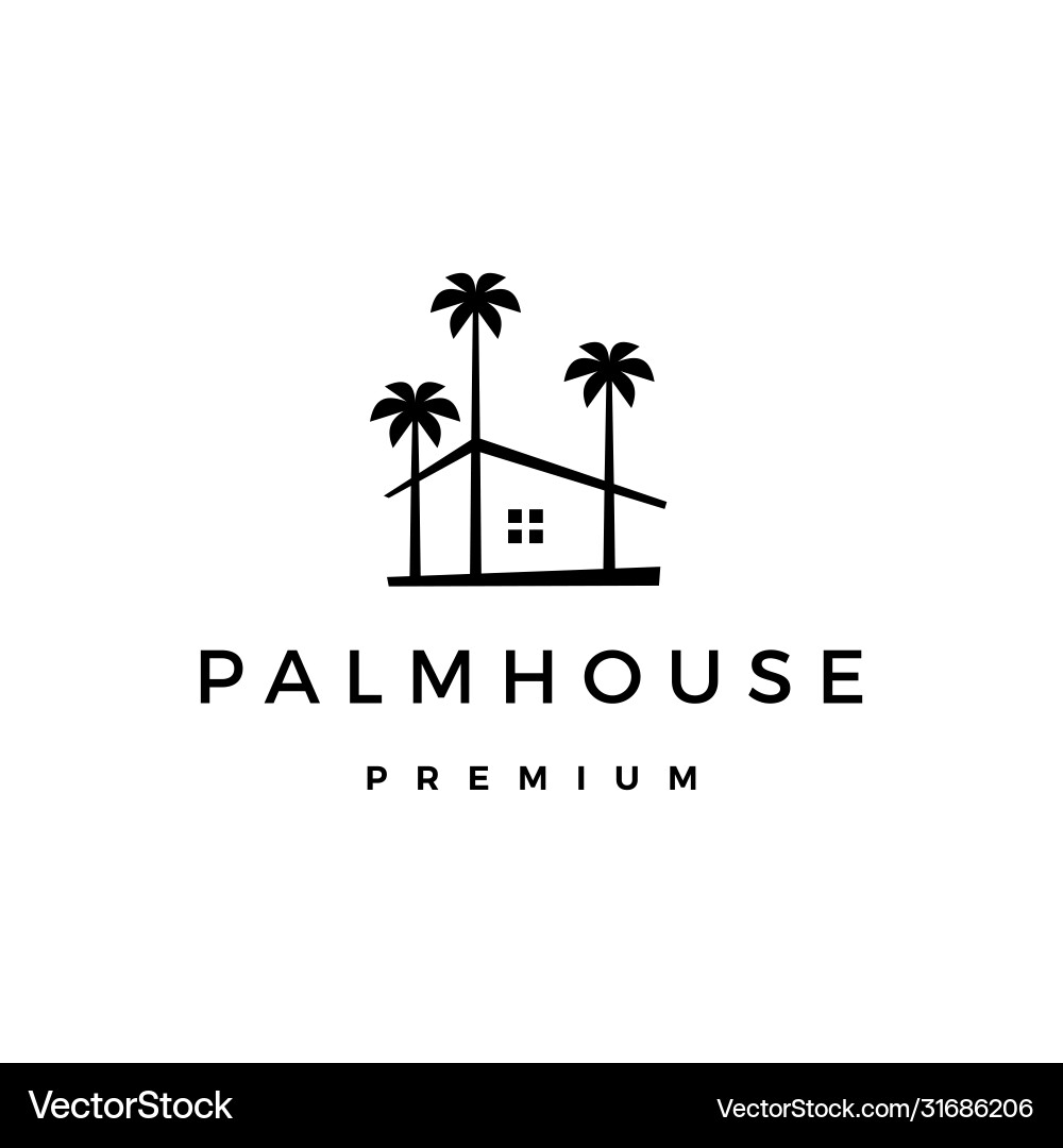 Palm Tree Beach House Vector Images (over 2,700)