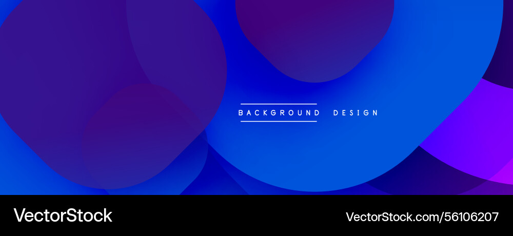 Circular abstract design with overlapping Vector Image