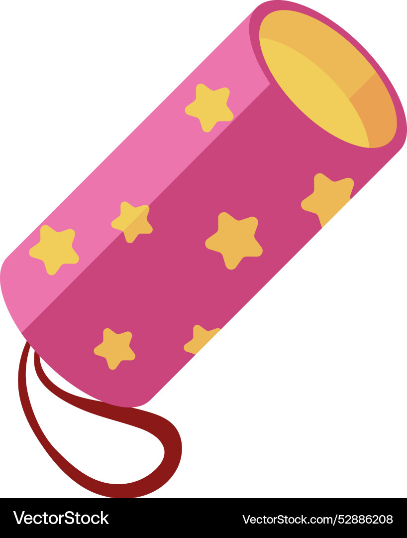 Birthday party cracker confetti Royalty Free Vector Image