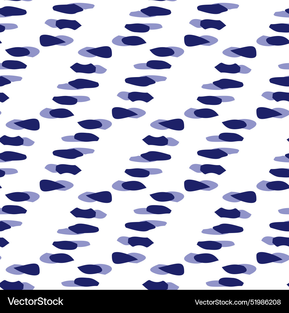Indigo blue to dye effect abstract seamless Vector Image