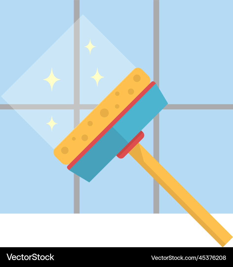 Window cleaning icon housekeeping symbol Vector Image