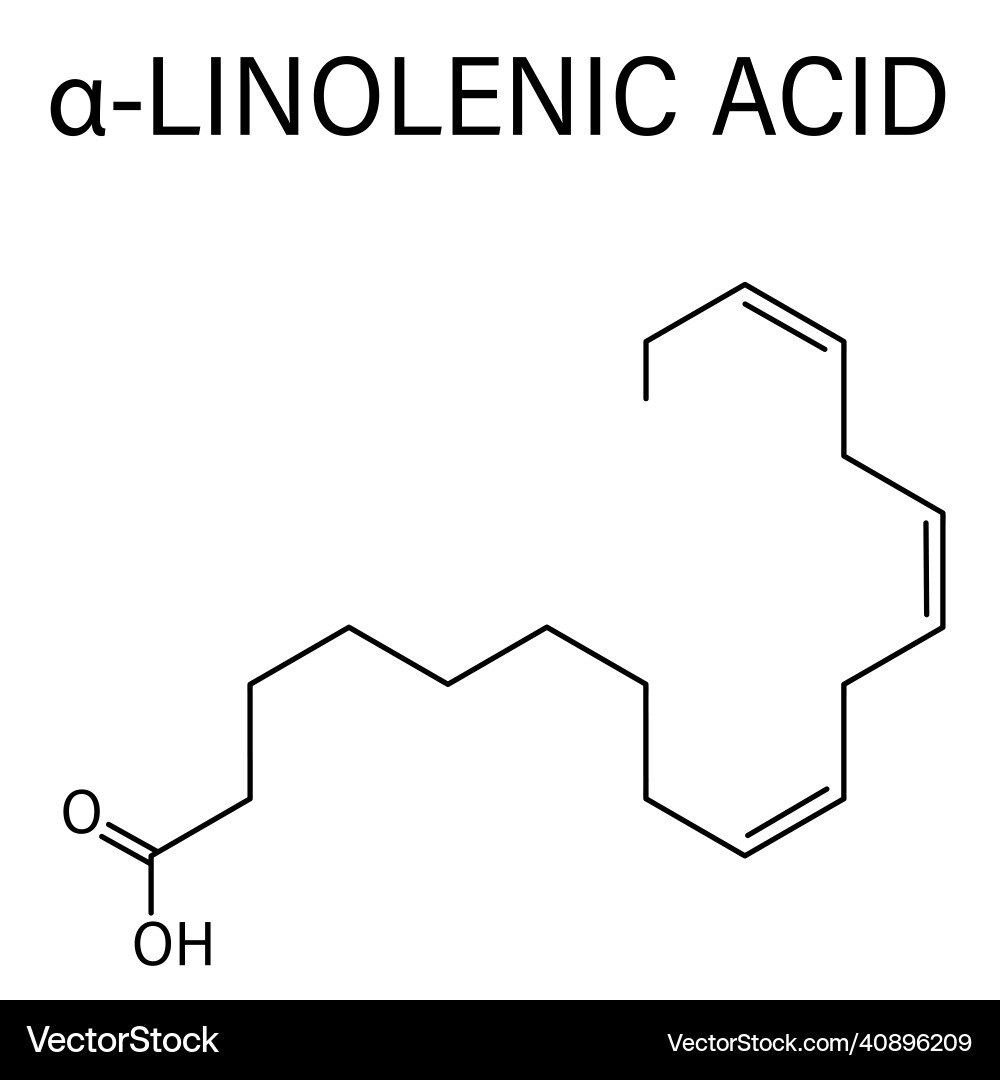 Linolenic Acid Chemical Structure