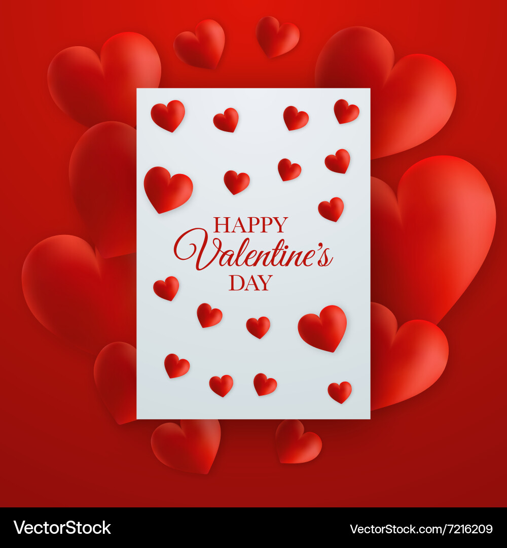 Heart for valentines day background Royalty Free Vector